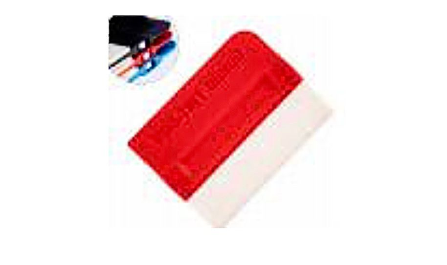 Square scraper red with magnet and felt / MO-143RCE – boostedcar